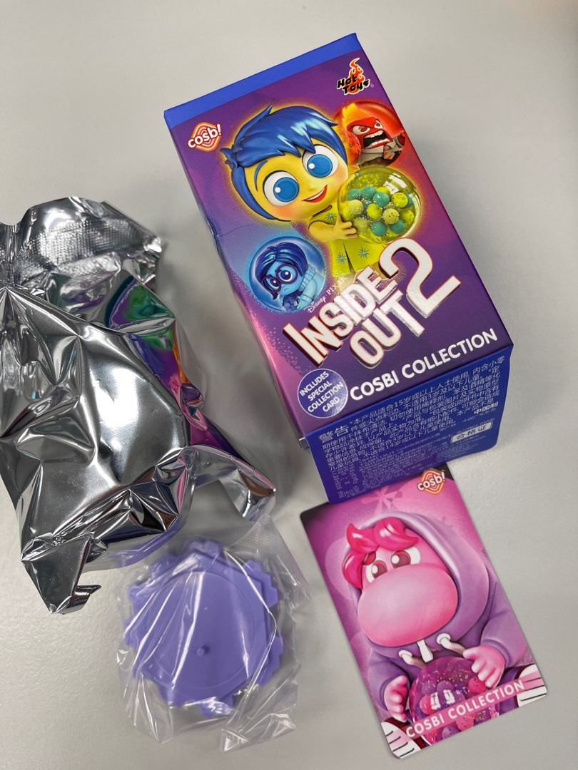 Hot Toys Cosbi Inside Out 2 figure 阿尷款, 興趣及遊戲, 玩具 & 遊戲類 - Carousell