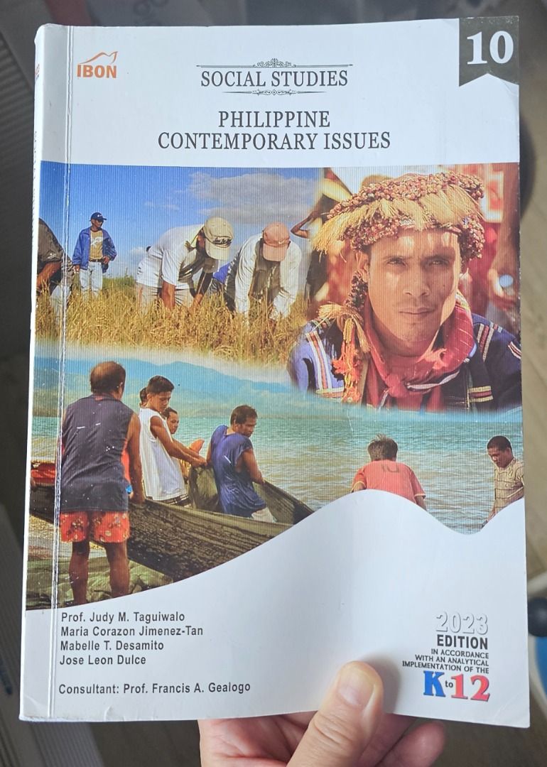 GRADE 10 IBON Social Studies Philippine Contemporary Issues 2023 ...