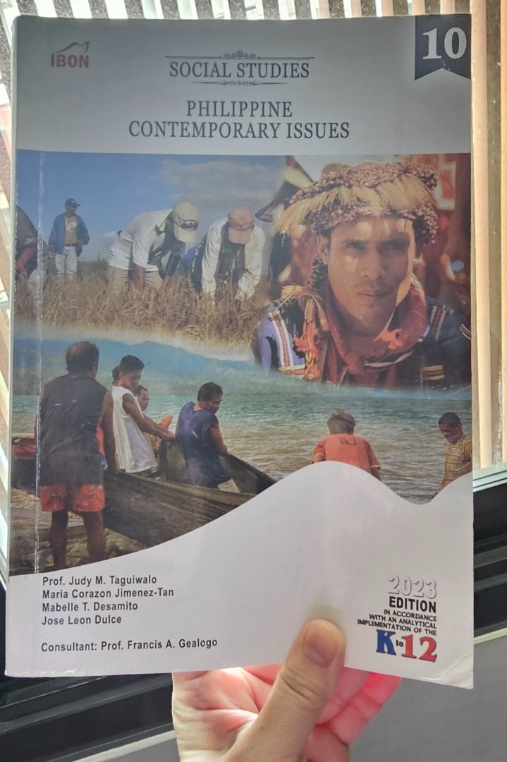 GRADE 10 IBON Social Studies Philippine Contemporary Issues 2023 ...