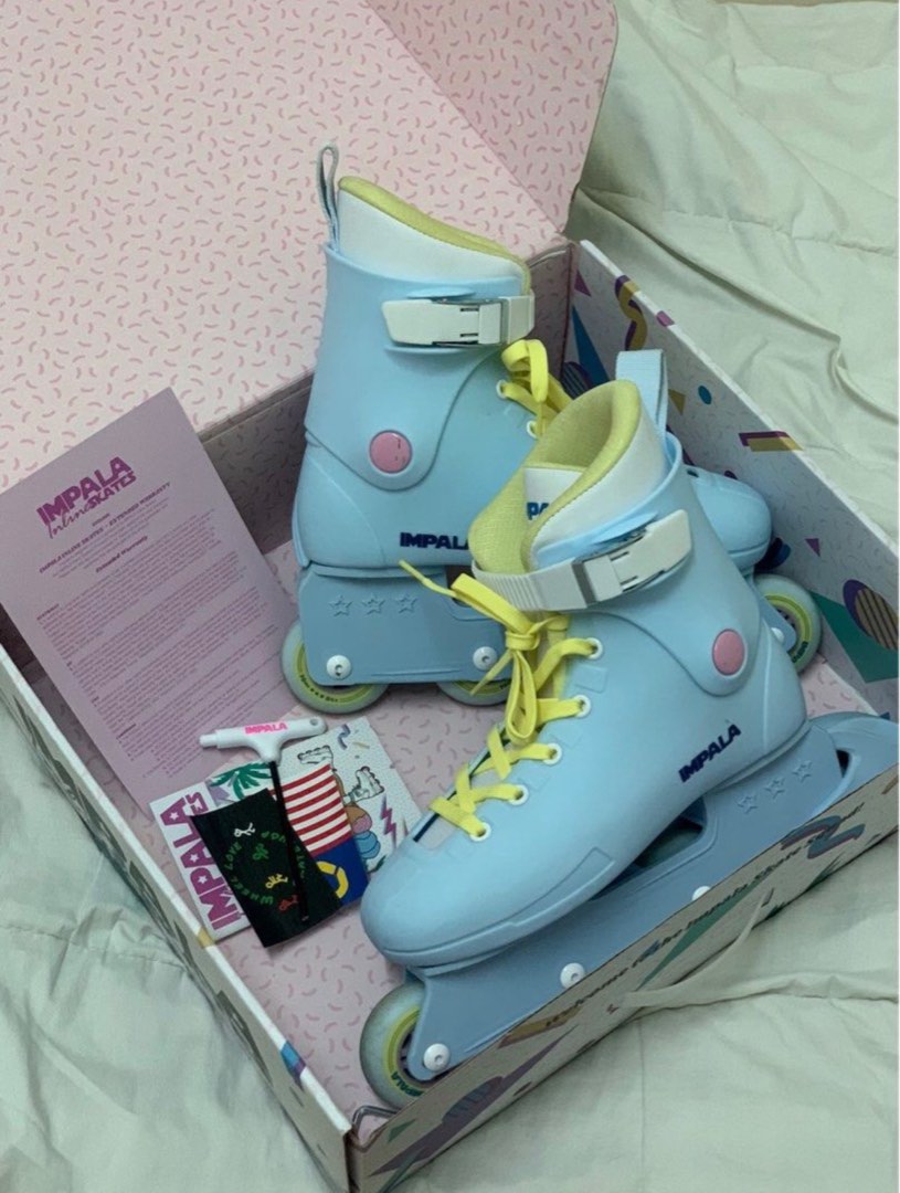 IMPALA LIGHTSPEED SKY BLUE INLINE SKATE, Sports Equipment, Sports ...