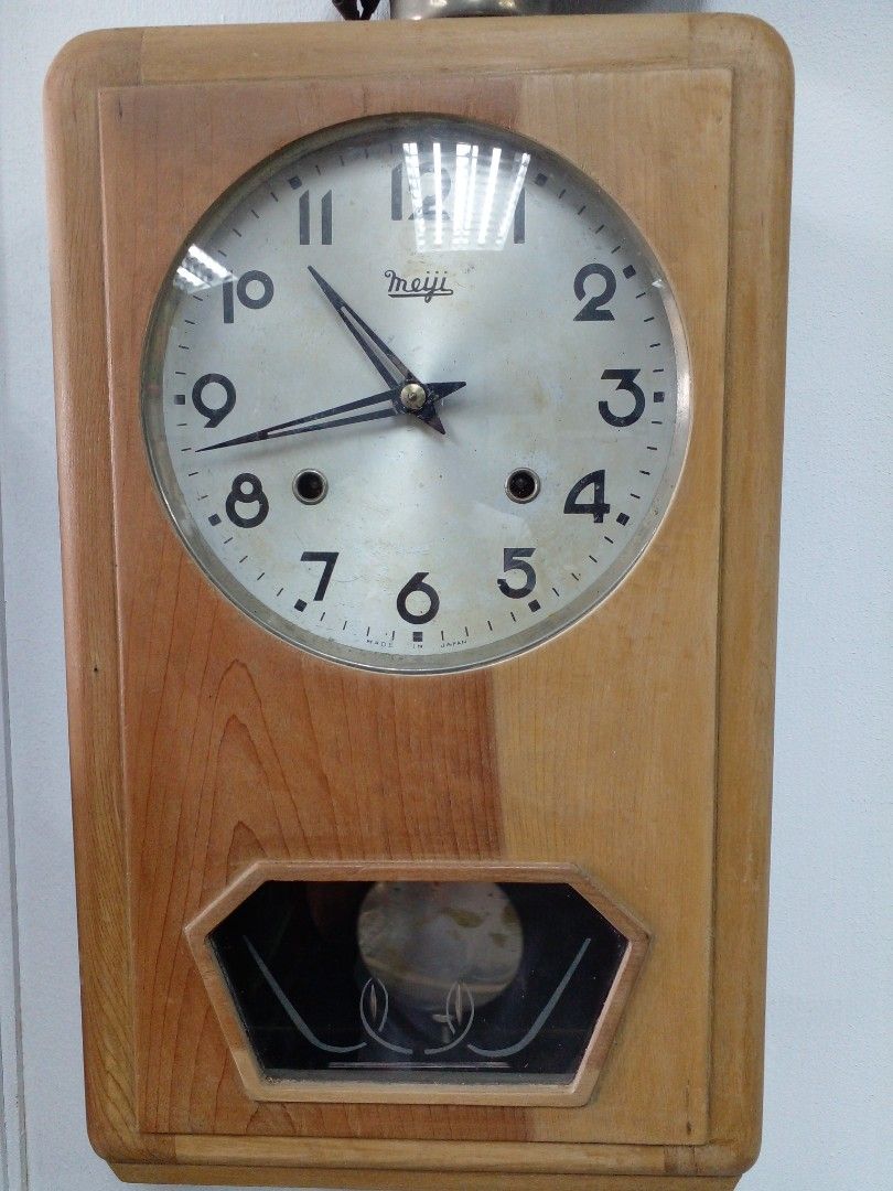 Jam dinding lama antik jepun, Hobbies & Toys, Collectibles ...