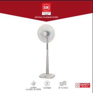 KDK Box Fan 30cm w/Remote Control and Stand SC30H, Furniture & Home ...