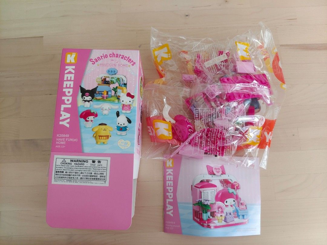 Keepplay sanrio盲抽 盲盒 積木 melody, 興趣及遊戲, 玩具 & 遊戲類 - Carousell
