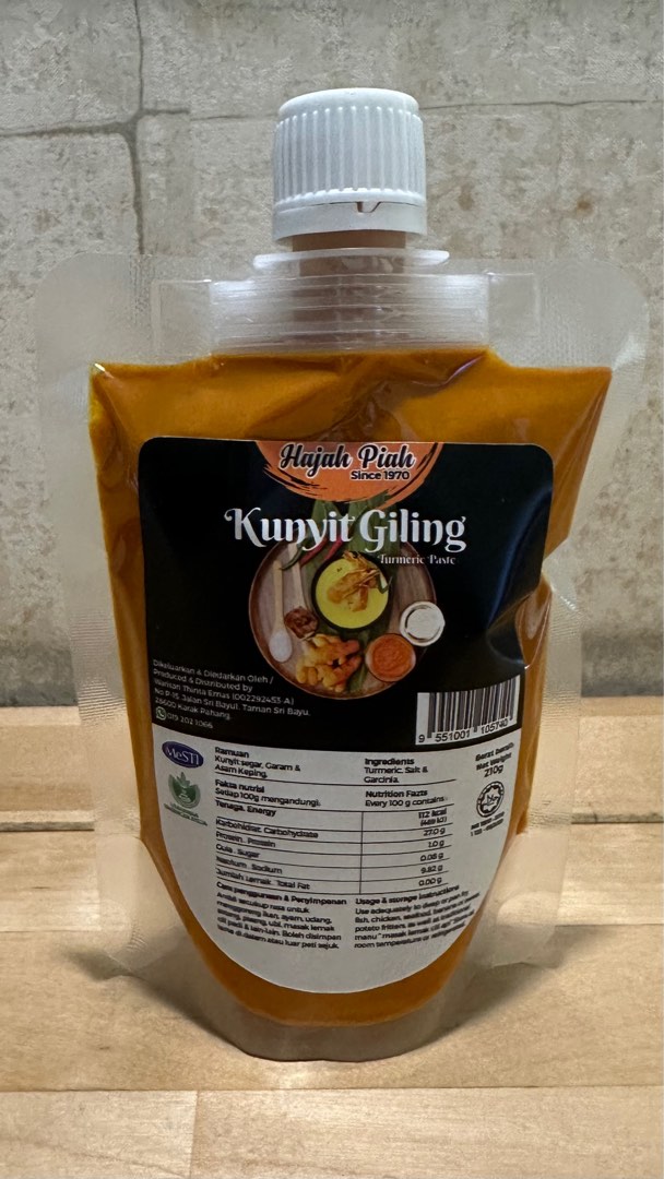 Kunyit Giling / Pes Kunyit, Food & Drinks, Packaged & Instant Food on ...