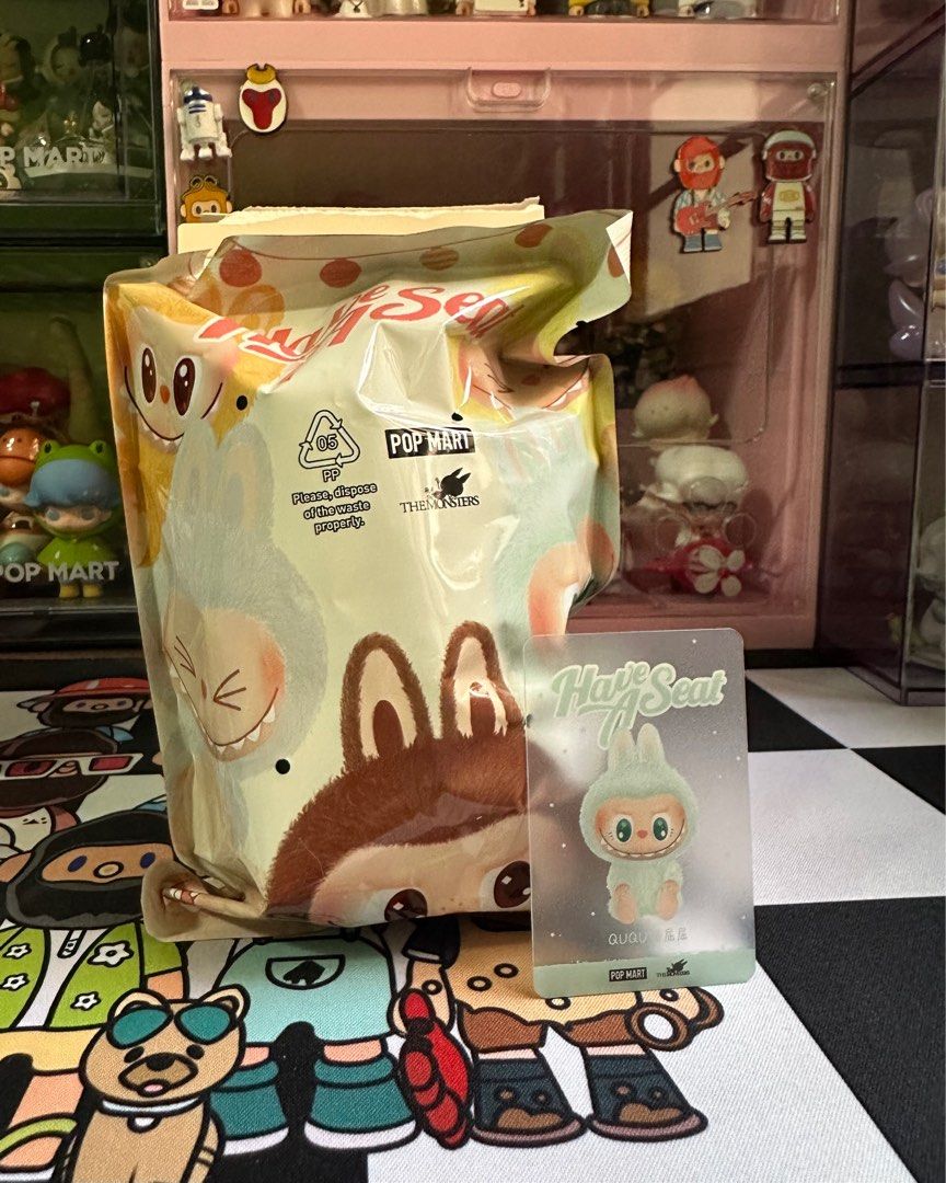 Labubu - have a seat - QuQu, Hobbies & Toys, Toys & Games on Carousell