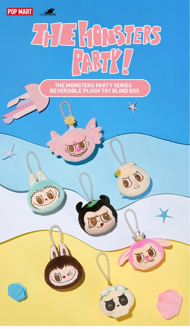 Labubu monster party reversible plush, Hobbies & Toys, Toys & Games on ...