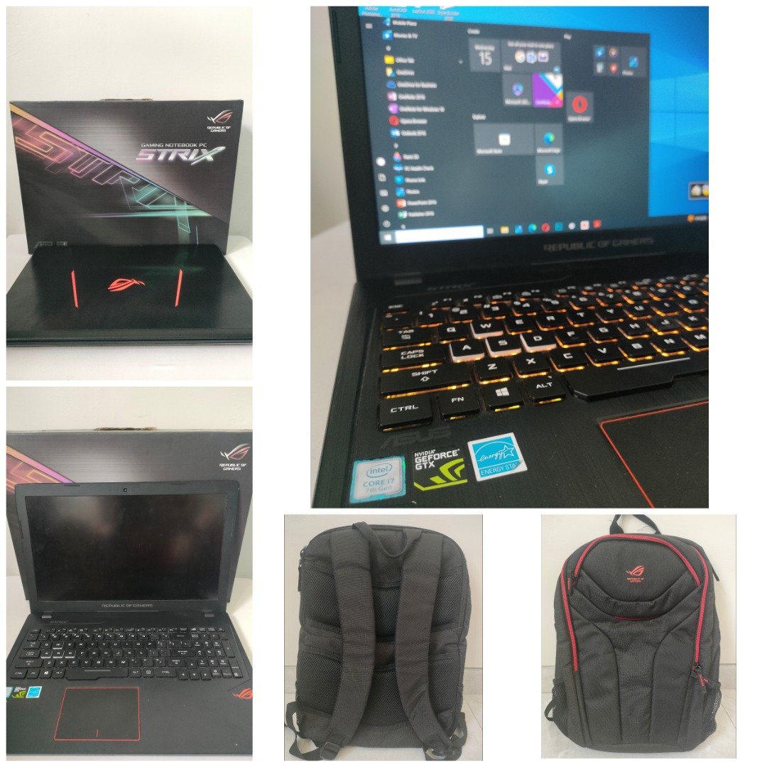Laptop Asus ROG (+tas ROG +dos) Nego, Elektronik, Komputer, Laptop di ...