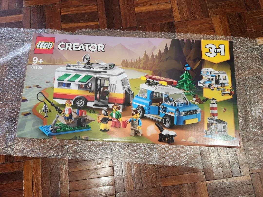 LEGO Creator 3-in-1 31108 Caravan Family Holiday, Hobbies & Toys, Toys ...