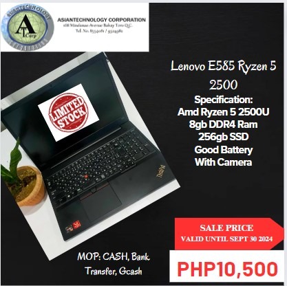 Lenovo Amd Ryzen 5 2500 Refurbished Laptop, Computers & Tech, Laptops ...