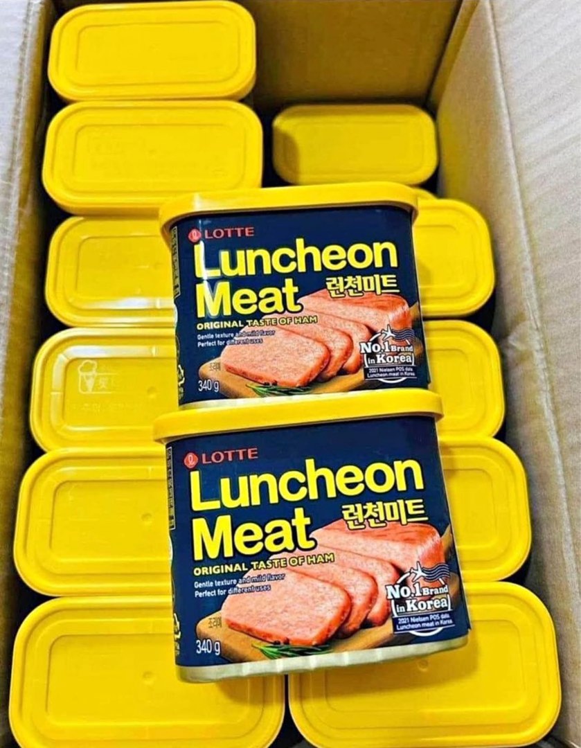 Lotte Luncheon Meat, Food & Drinks, Other Food & Drinks on Carousell