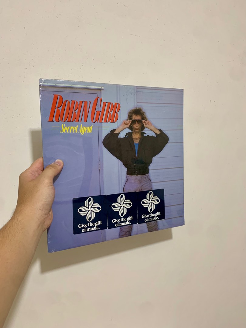 [LP] Secret Agent - Robin Gibb Plaka Vinyl Record, Hobbies & Toys ...