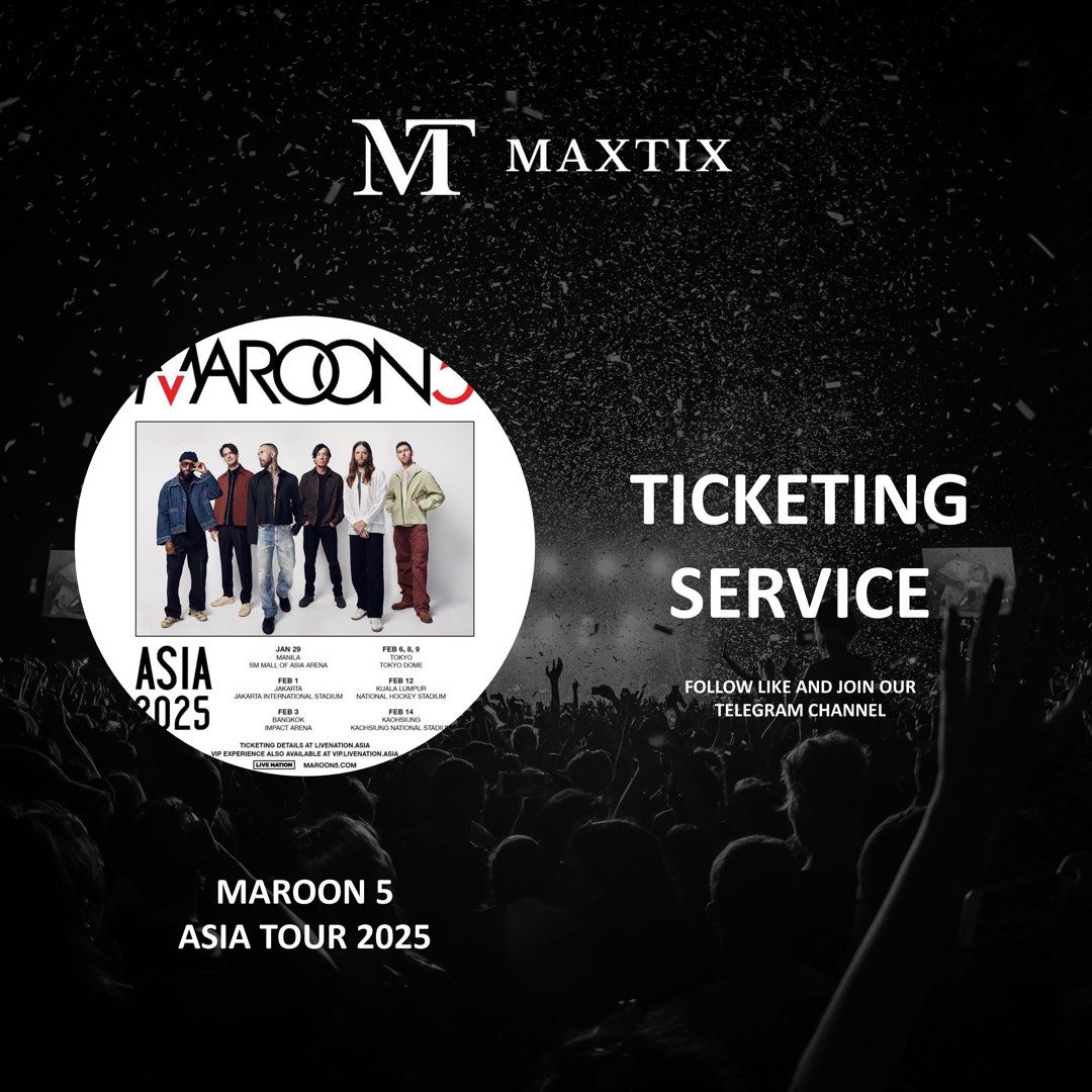 maroon 5 tickets manila