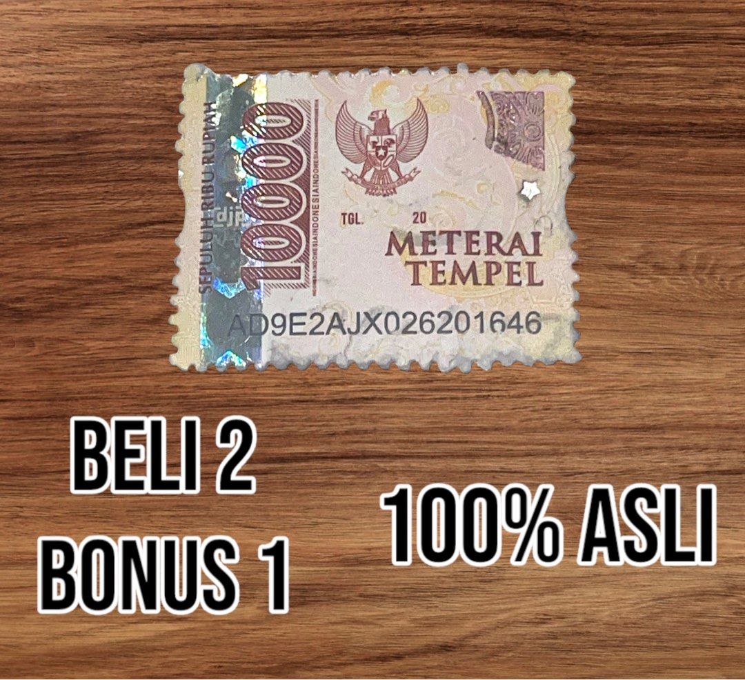 MATERAI 10000 ASLI, Antik, Filateli di Carousell