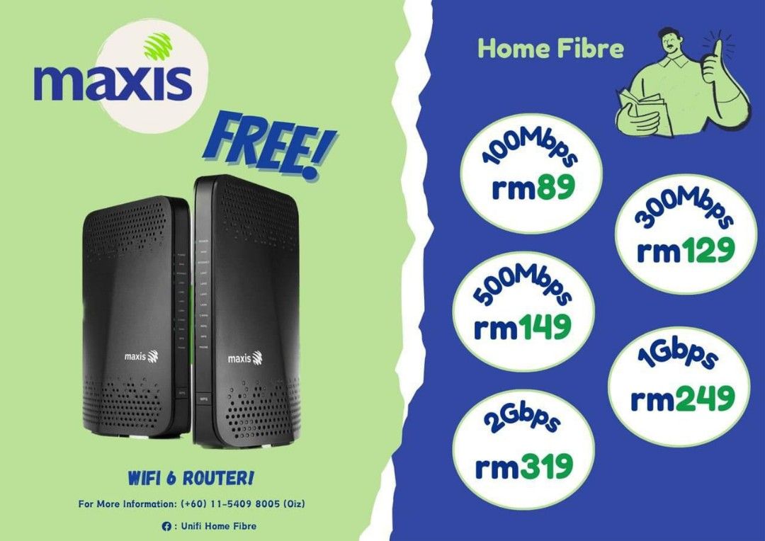 Maxis Home Internet Promo, Computers & Tech, Parts & Accessories ...