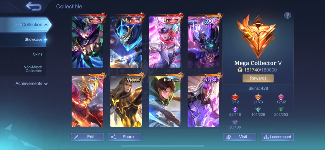 Mlbb stacked acc, Video Gaming, Video Games, Others on Carousell