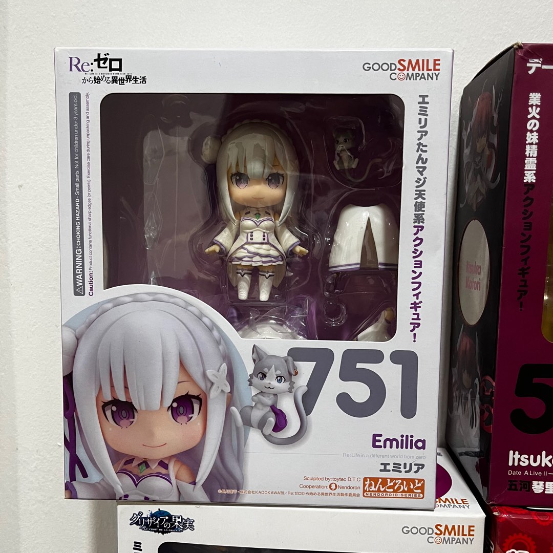 BIB Nendoroid Emilia 751 Re:zero, Hobbies & Toys, Collectibles & Memorabilia, Fan Merchandise on ...