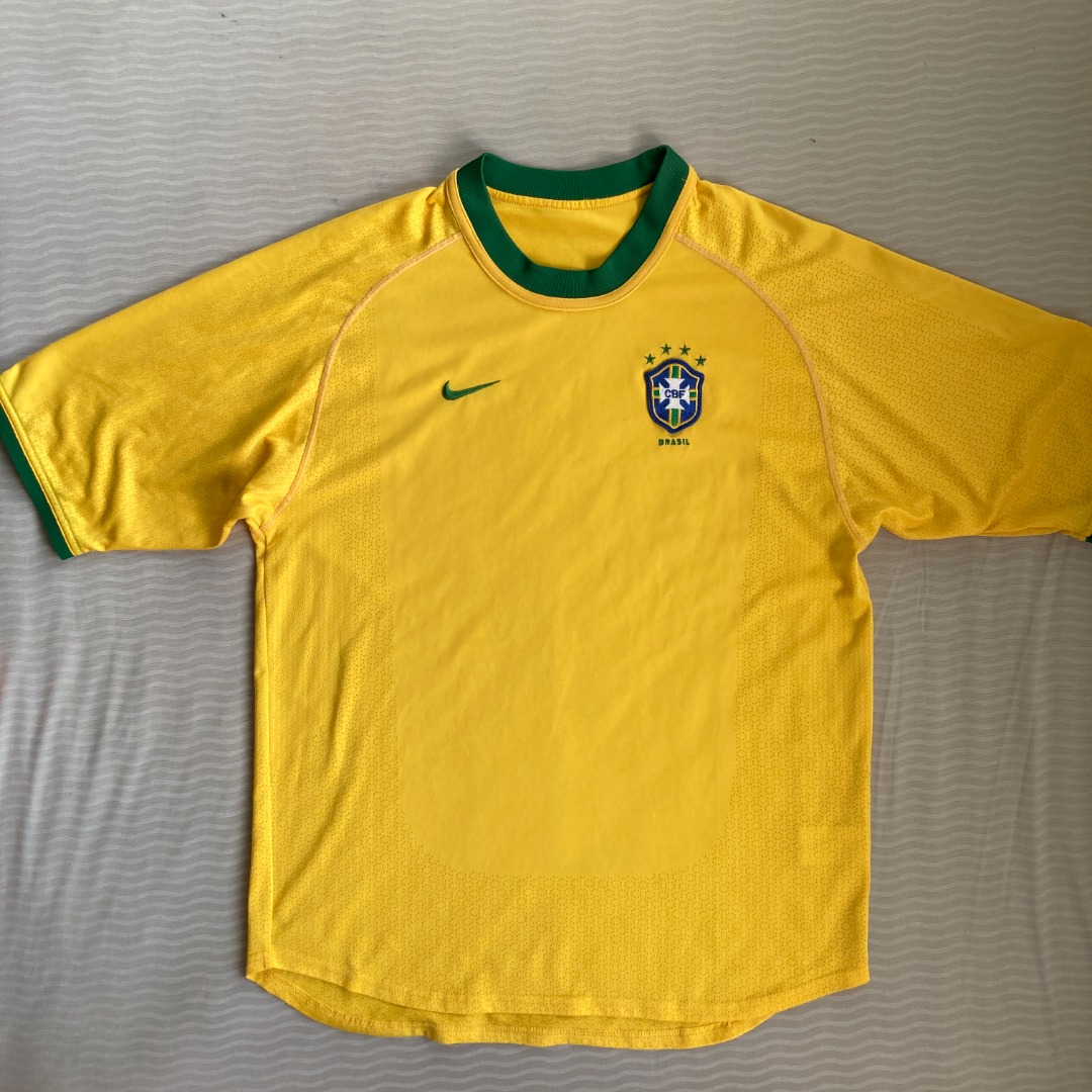 NIKE Brazil 巴西 2000 主場球衣 M號, 他的時尚, 休閒運動服飾在旋轉拍賣