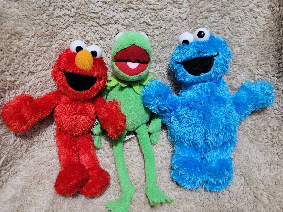 ORIGINAL SESAME STREET BUNDLE SET (Elmo, Kermit the Frog, Cookie ...