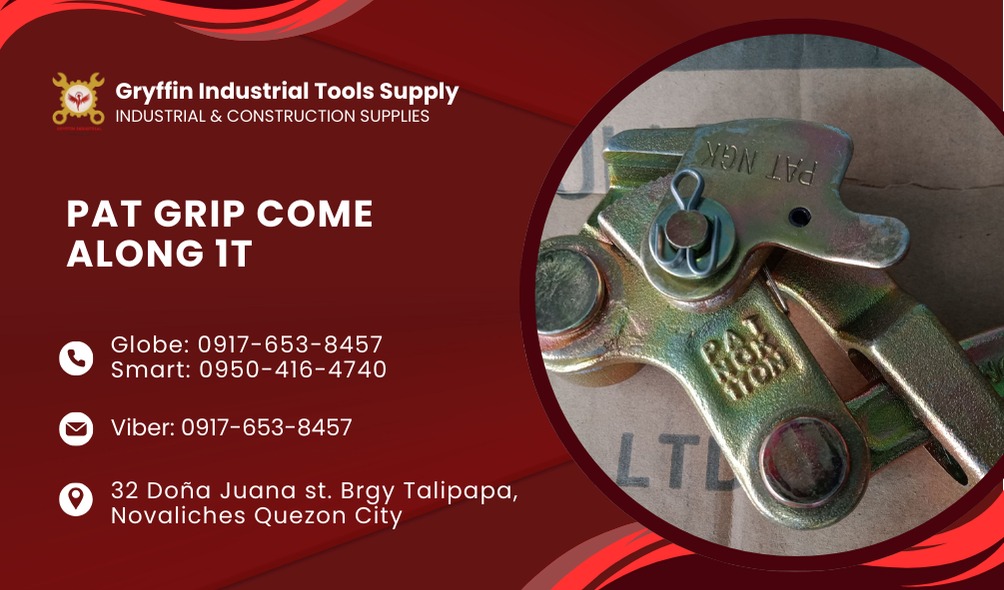 PAT GRIP COME ALONG 1T, Commercial & Industrial, Industrial Equipment ...