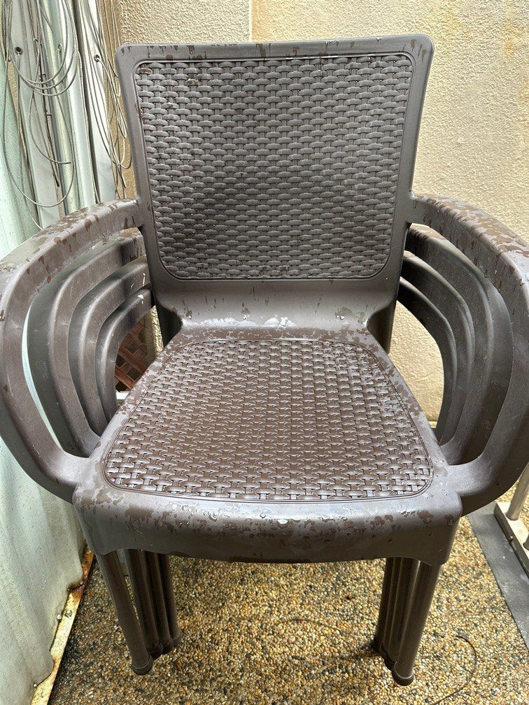 Plastic chairs form Felton, Furniture & Home Living, Furniture, Chairs ...