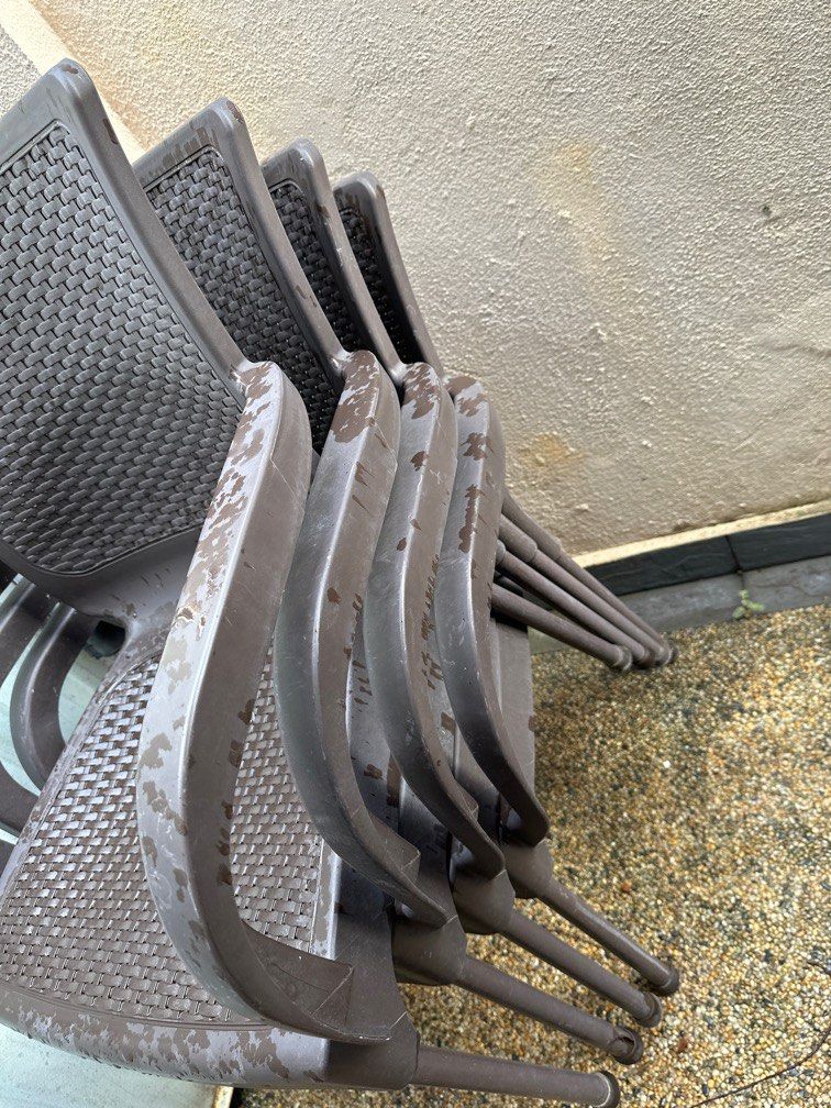 Plastic chairs form Felton, Furniture & Home Living, Furniture, Chairs ...