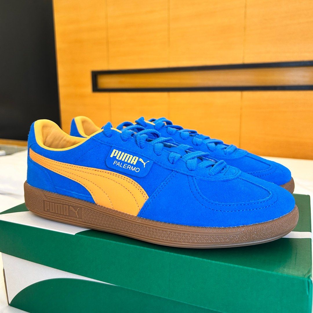 PUMA PALERMO BLUE, Men's Fashion, Footwear, Sneakers on Carousell