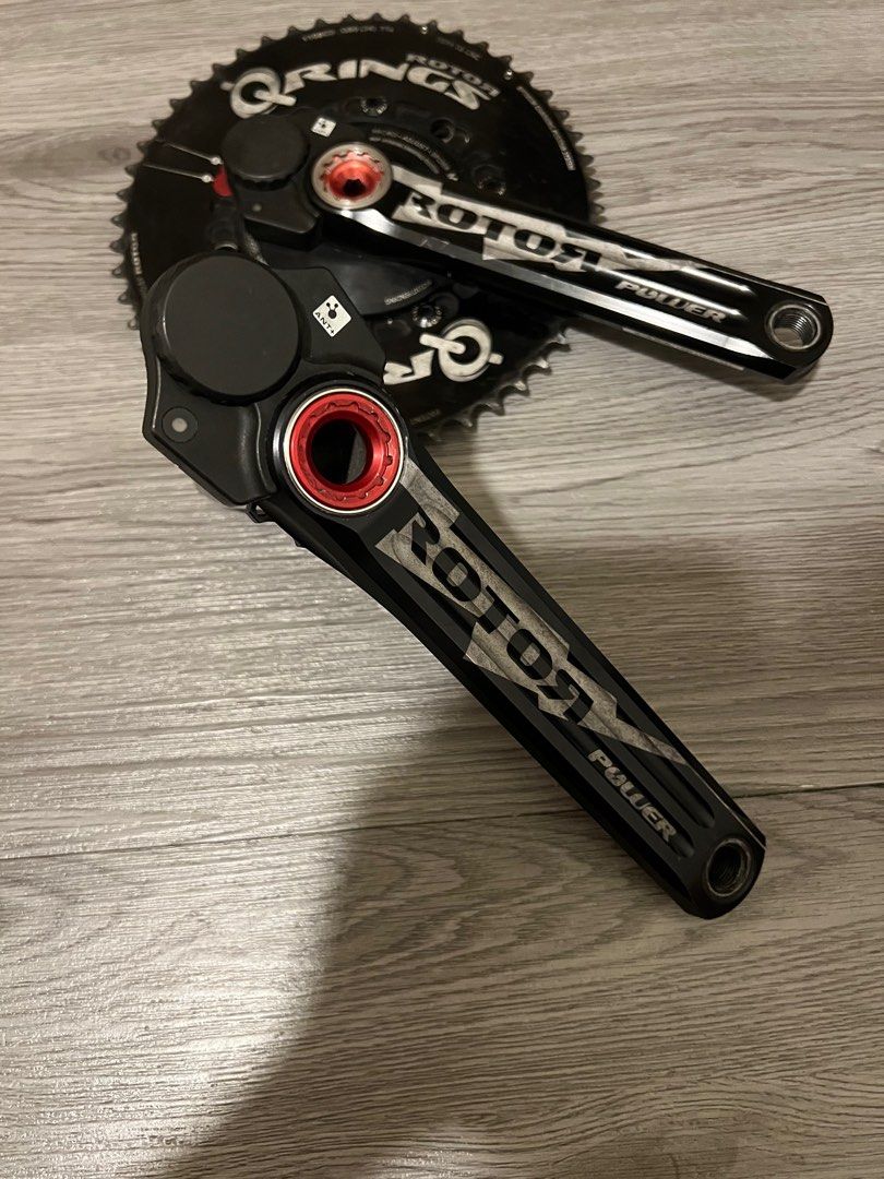 Rotor 3D+ RPM1 Power Aero Disc Q ring 50-34t 175mm Crankset, Sports ...