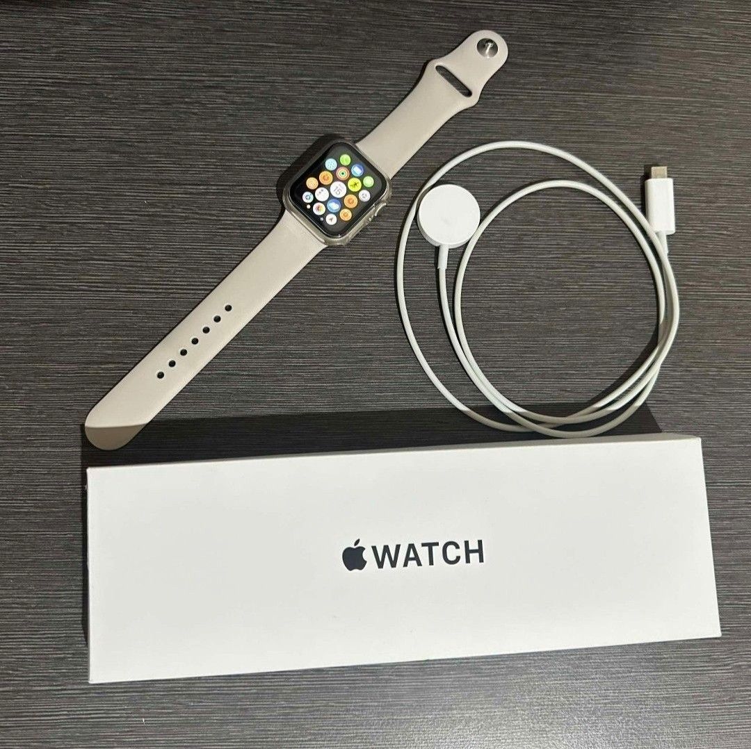 APPLE WATCH SE GEN 2 GPS 40mm Starlight Aluminum case with starlight ...