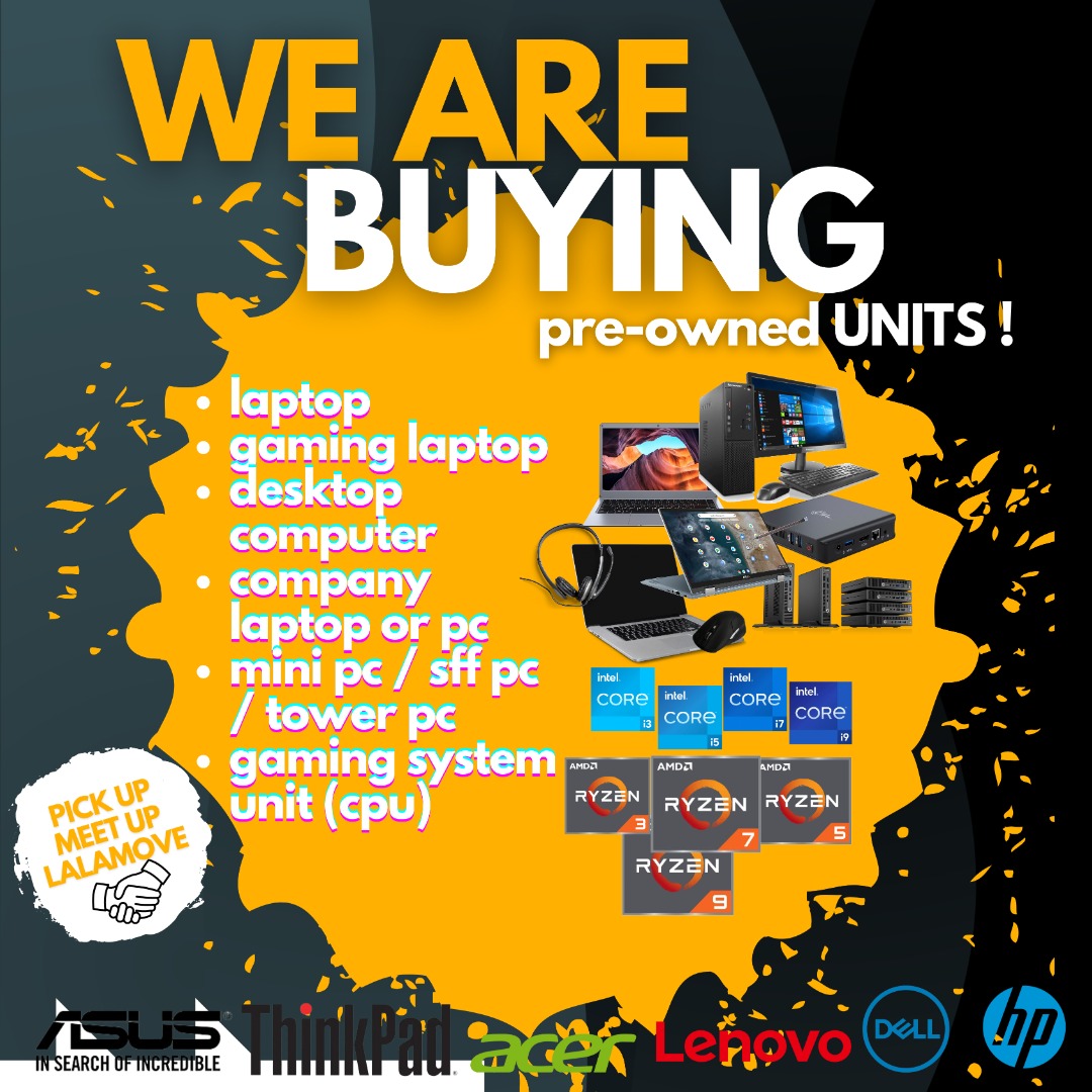 RUSHHH SELLING! WE ARE BYING KUMUKUHA PO AKO NG MGA USED PERSONAL BPO ...