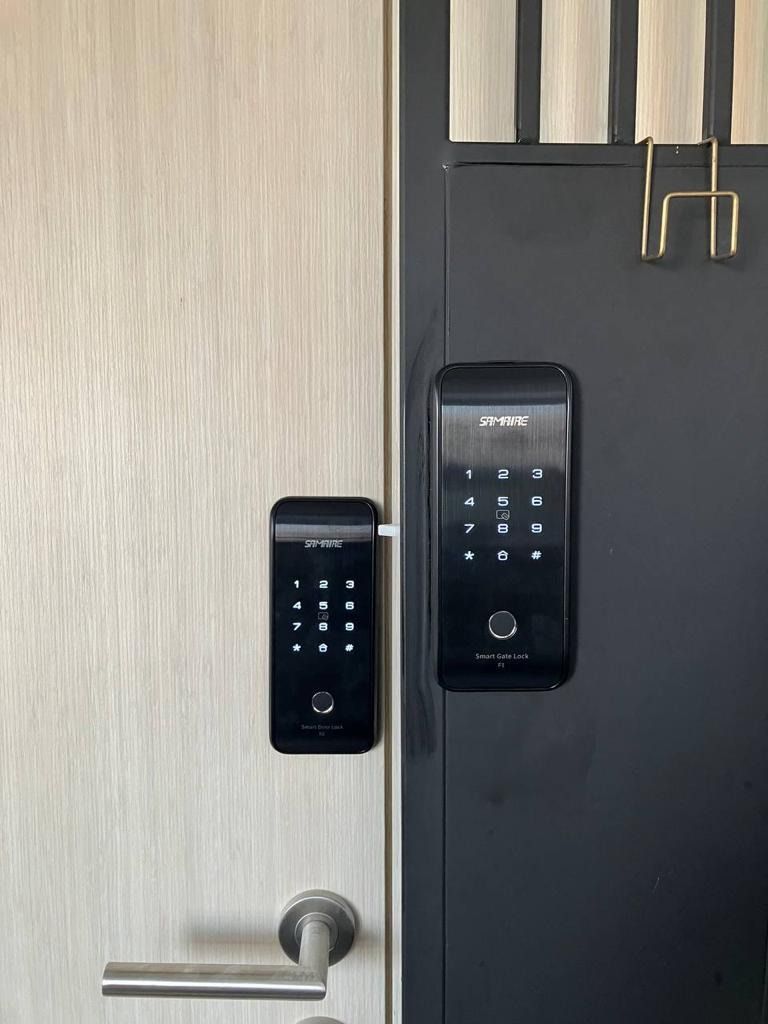 Samaire R2 + F1 Digital Lock for Door and Gate Bundle + Free Gifts ...