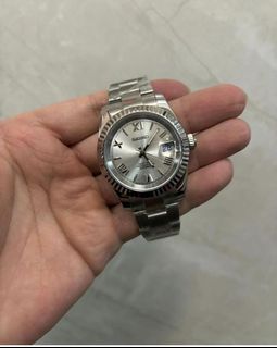 Seiko mod x Rolex datejust, Luxury, Watches on Carousell