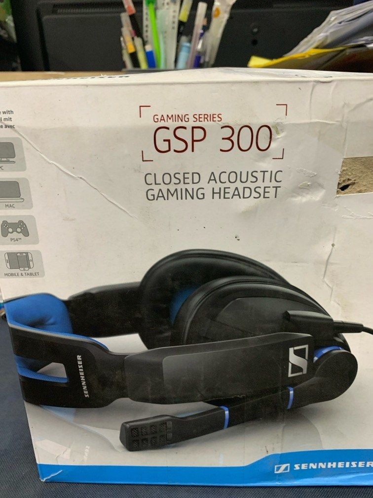 Sennheiser GSP 300 Closed Acoustic Gaming Headset, Audio, Headphones ...
