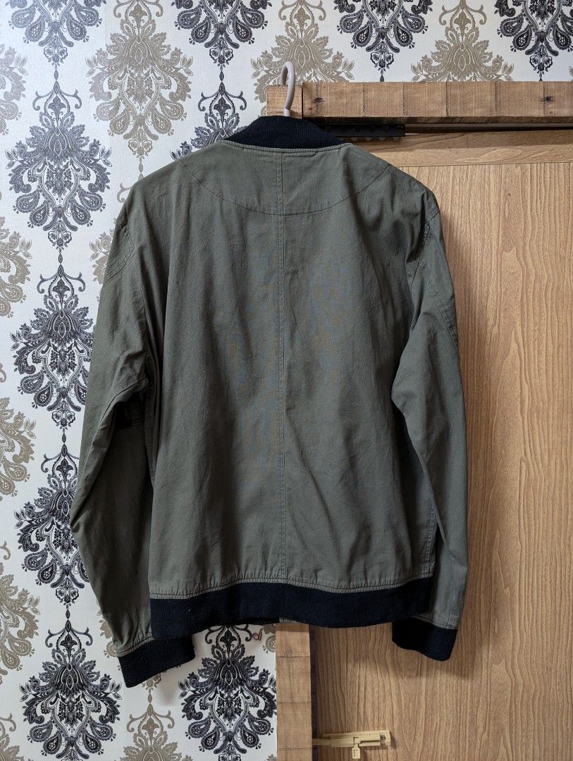 Size M Pit 22 Labuh 24.5 Browny Vintage Slim Fit Bomber Jacket Full ...
