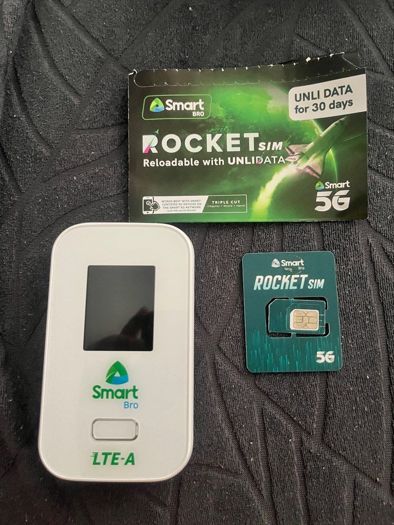 Smart Bro Prepaid Pocket Wifi Advanced + Rocket Sim, TV & Home ...