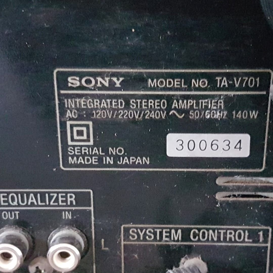 Sony LBT-V701 Super Acoustic Turbo Compact Hi-Fi System, Made in JAPAN ...