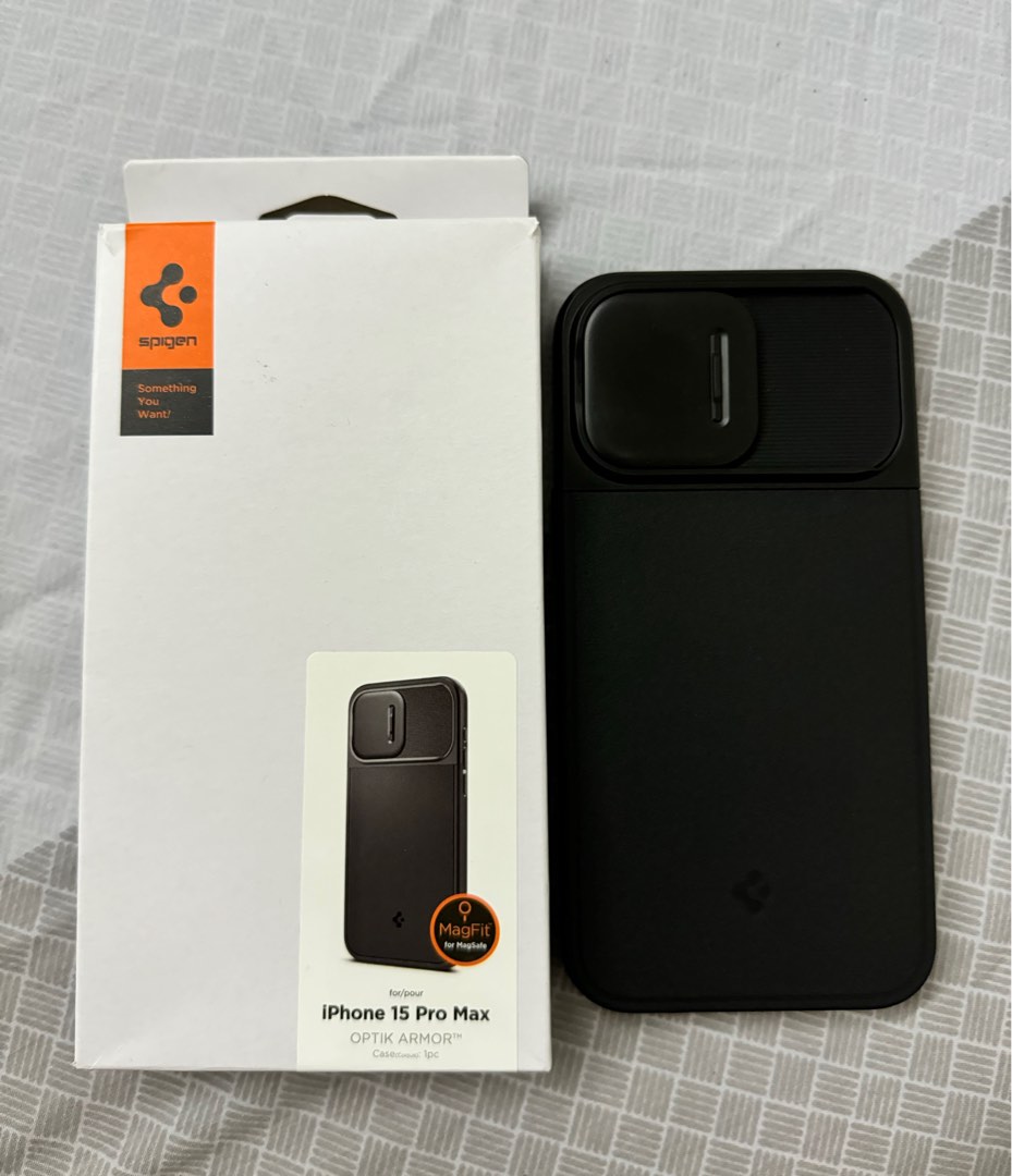 Spigen Optik Armor Case for Iphone 15 Pro Max, Mobile Phones & Gadgets ...