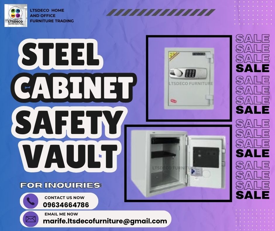 STEEL CABINET SAFETY VAULT FURNITURE OFFICE PARTITION SUPPLY, Furniture ...