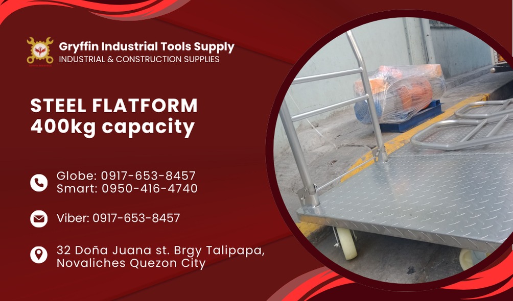 STEEL FLATFORM 400kg capacity, Commercial & Industrial, Industrial ...