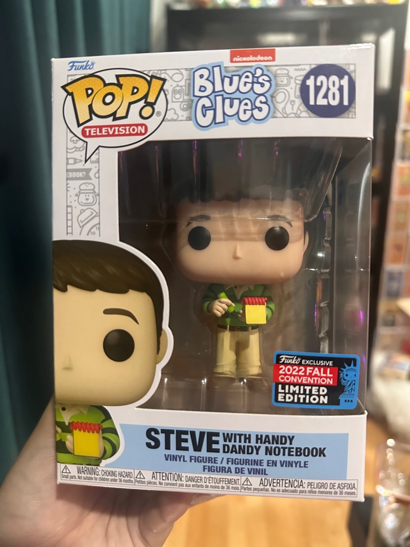 Steve with Handy Dandy Notebook Funko Pop - Blues Clues, Hobbies & Toys ...