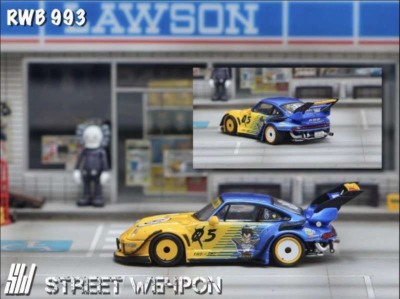 Street Warrior 1/64 Porsche RWB 993 Dragon Ball Z Livery - Free ...