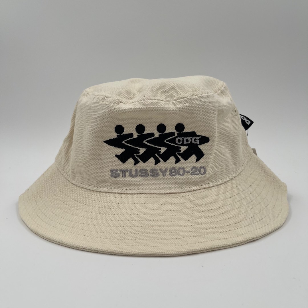 Stussy x CDG 40th Anniversary Bucket Hat, Men's Fashion, Watches ...
