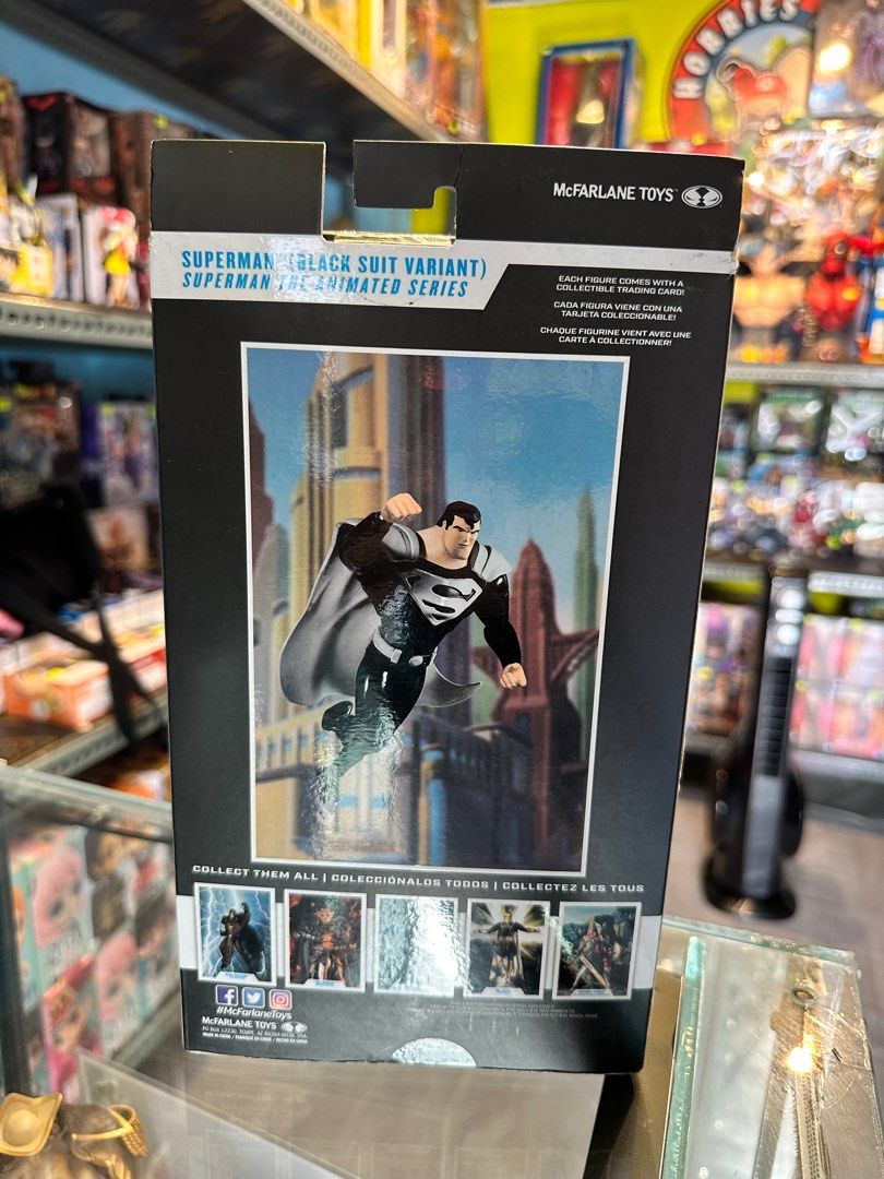Superman: The Animated Series DC Multiverse Superman (Black Suit ...