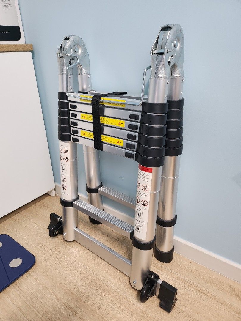 Telescope Two Way Ladder (12 steps) | Tangga Lipat, Furniture & Home ...