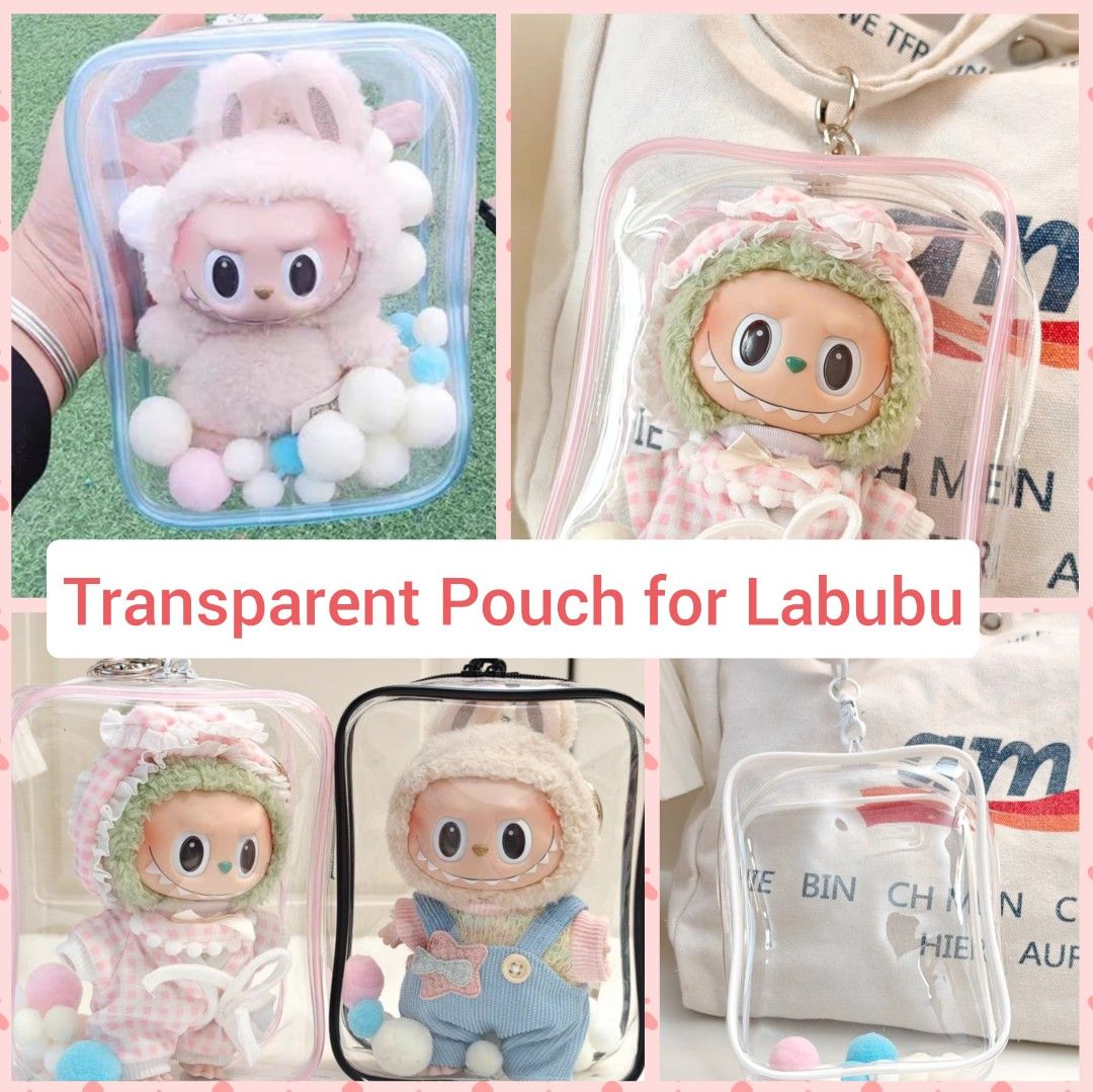 Transparent Pouch for Labubu, Everything Else on Carousell