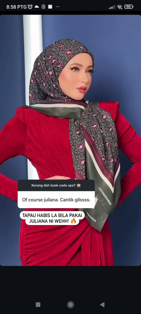 NEW TUDUNG BARU- RM20 FREE POST -TUDUNG BAWAL LR LEEYANA RAHMAN NEW ...