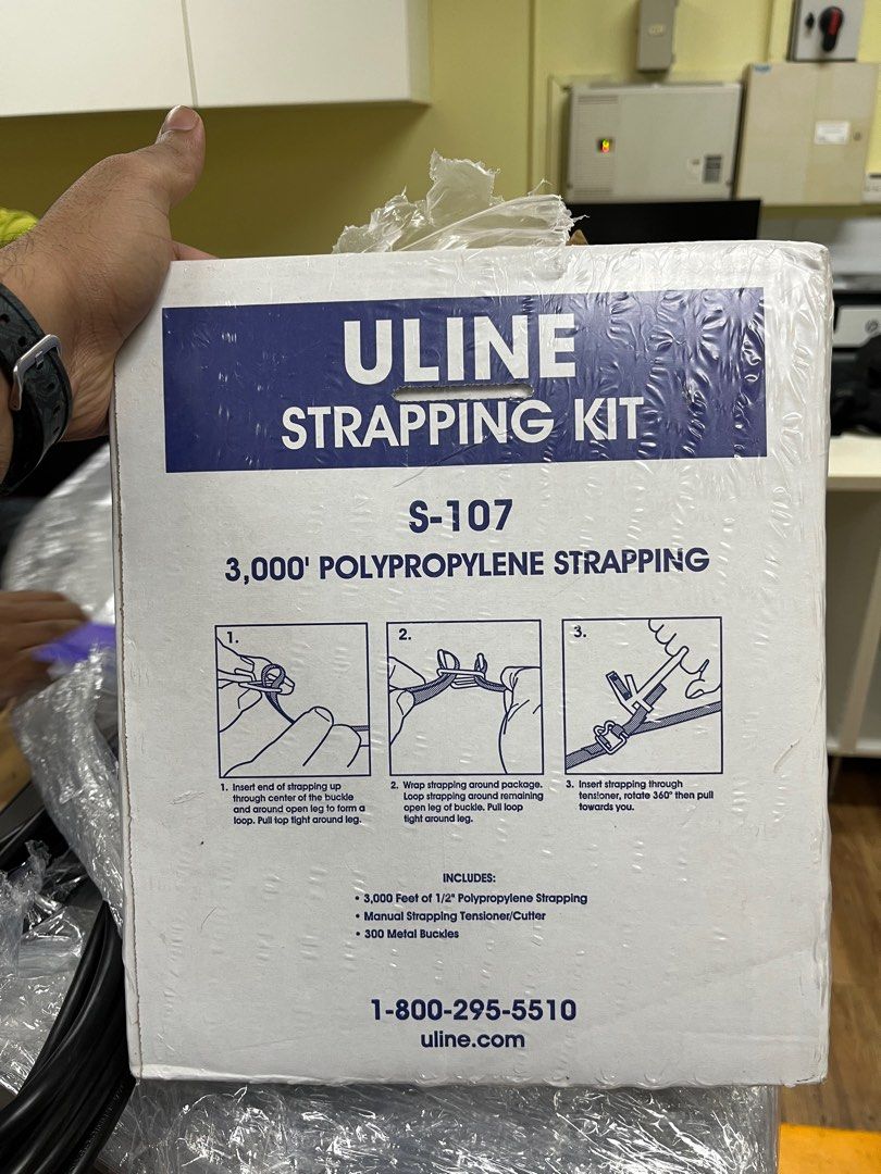 Uline strapping kit, Furniture & Home Living, Home Improvement ...