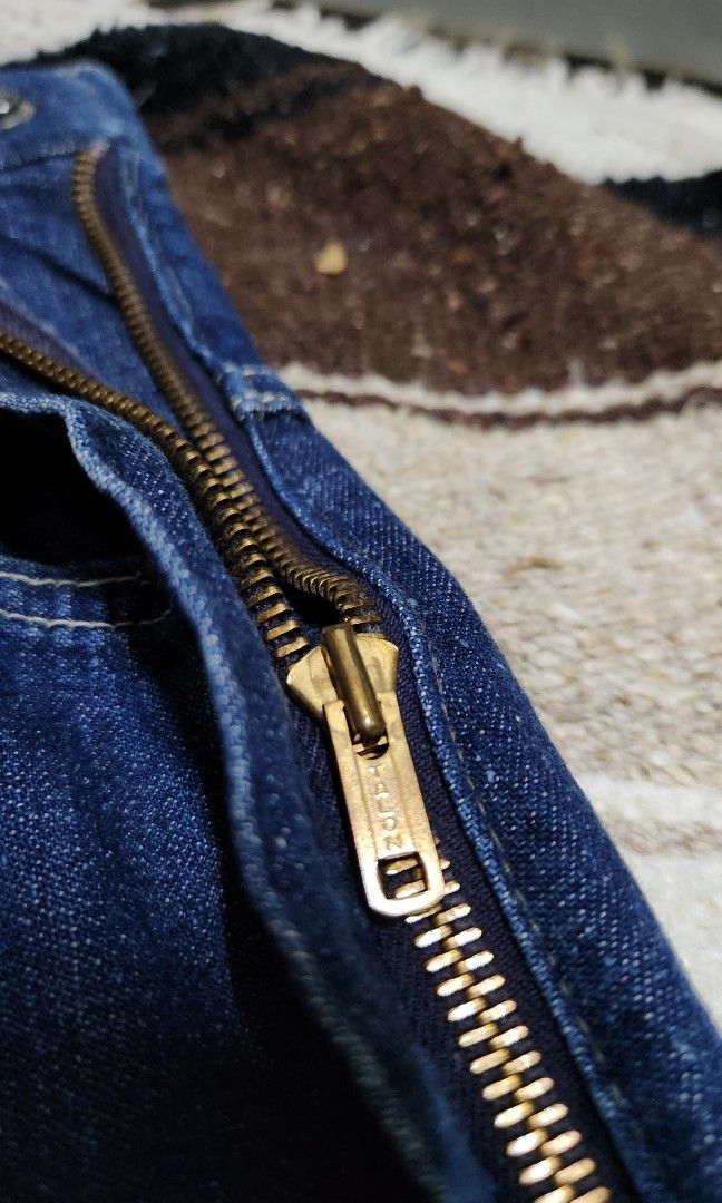 Vintage Lee Side Zipper, Men's Fashion, Bottoms, Jeans on Carousell