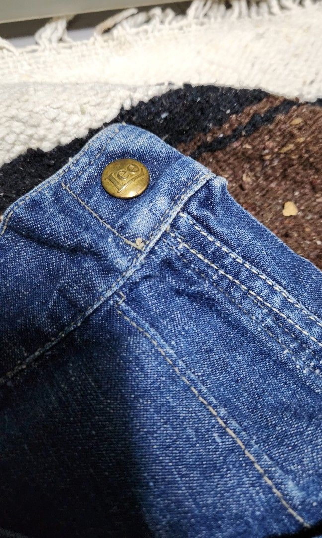 Vintage Lee Side Zipper, Men's Fashion, Bottoms, Jeans on Carousell