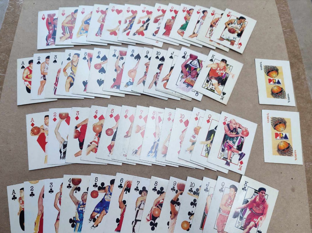 Vintage POKER TEKS Cards of PBA Famous Philippines Basketball Players ...