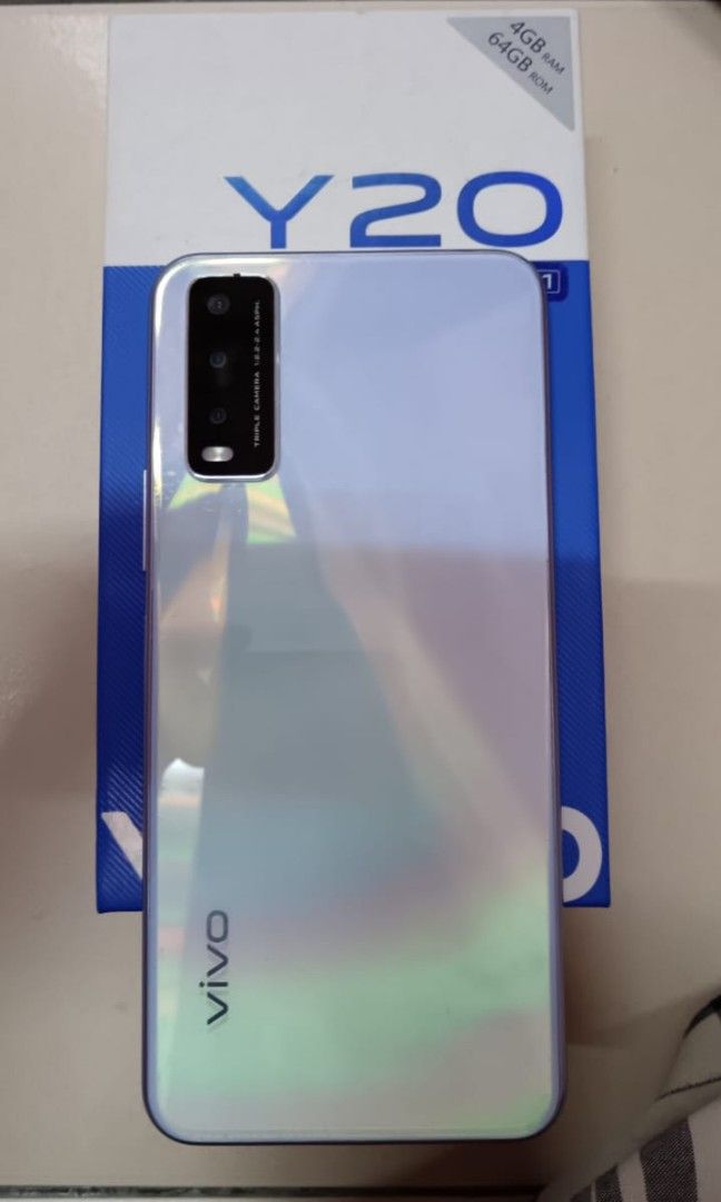 Vivo Y20 (2021) Nebula Blue 64GB, Mobile Phones & Gadgets, Mobile ...